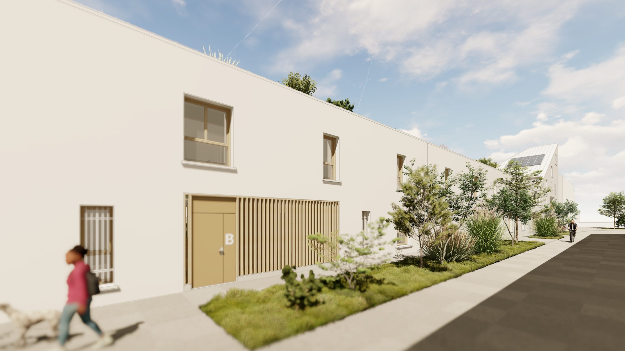 Thierry Girault architecte construit la résidence sociale La Rose ...